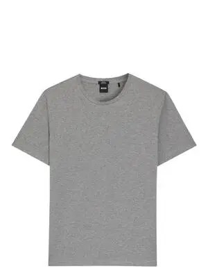 Hugo Boss Crew-neck Cotton T-shirt - Gray