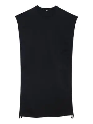 BASERANGE Stele Tank Dress With Drawstring Detail - Black