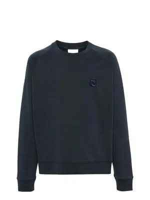 Maison Kitsuné Bold Fox Head Patch Oversized Sweatshirt - Black