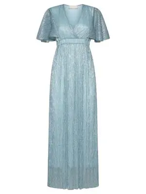 KAOS Shimmer Maxi Dress - Blue
