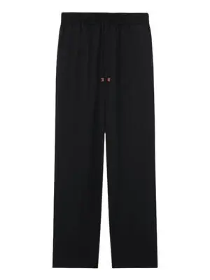 Drole De Monsieur Elastic Waist Pants - Black