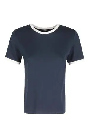 SEVENTY Seventy Contrast Collar T-Shirt