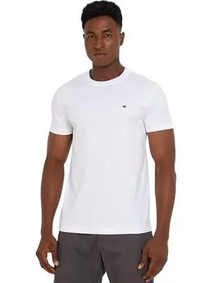 TOMMY HILFIGER Logo-embroidered T-shirt