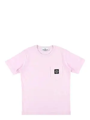Stone Island Short-sleeved T-shirt With Chest Pocket - Pink
