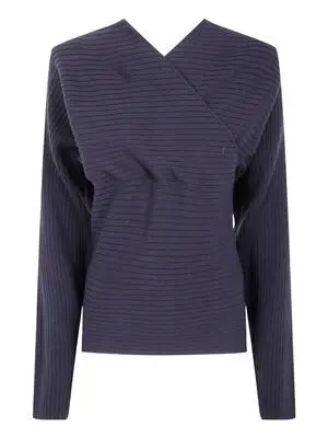 Paloma Wool V-neck Knitted Sweater - Black