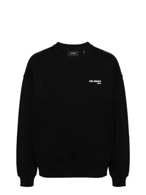 Axel Arigato Logo Crew Neck Sweater - Black