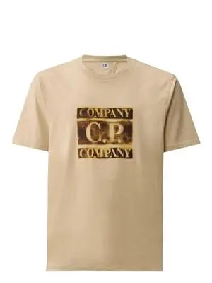 C.P. COMPANY Crew-neck T-shirt - Nude