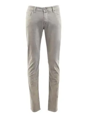 Jacob Cohen Straight Leg Chinos - Gray
