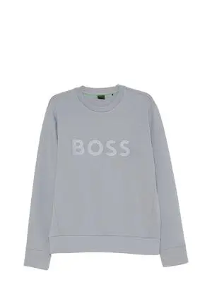 Hugo Boss Crewneck Sweatshirt With Logo - Gray
