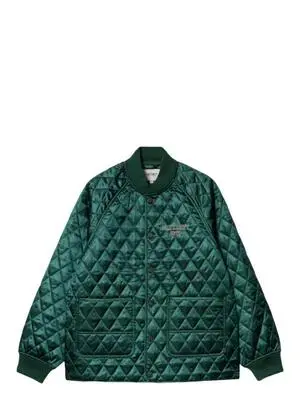 Carhartt Work In Progress Diamond Quilted Bomber Jacket - Green