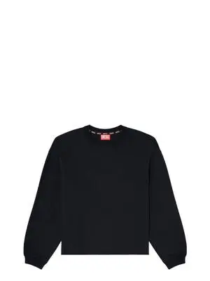 DIESEL® Diesel Peached Raw-Hem Cotton Sweatshirt