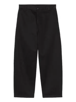 Carhartt Work In Progress Cotton Wide-leg Trousers - Black