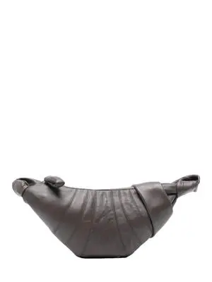 LEMAIRE Small Croissant Knotted Shoulder Bag - Brown