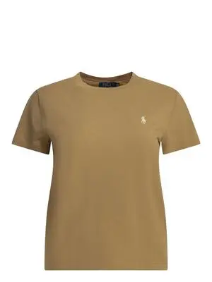 Polo Ralph Lauren Embroidered Pony Crewneck T-shirt - Brown