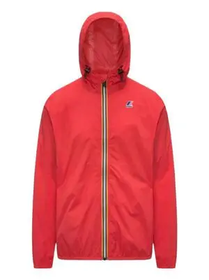 K-WAY Le Vrai 4.0 Claude Zip Hooded Jacket - Red
