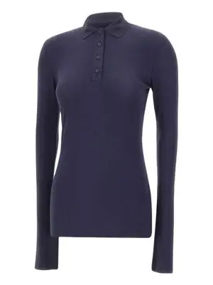 ENTIRE STUDIOS Long-sleeve Polo Shirt - Black