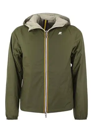 K-WAY Jake Plus.2 Reversible Hooded Jacket - Brown