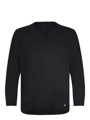 Herno Glam Knit Effect Sweater - Black
