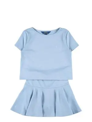 Polo Ralph Lauren Pleated Skirt Set - Light Blue