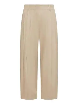 MARELLA Marella Cropped Cotton Gabardine Trousers