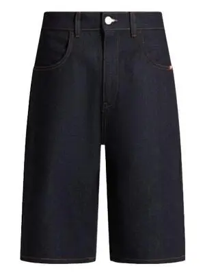 AMISH AMISH Tommy Raw Bermuda Shorts