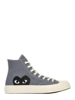 Play Comme Des Garcon X Converse High Top Sneakers - Gray