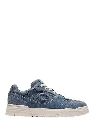 COACH Soho Signature Denim Sneakers - White