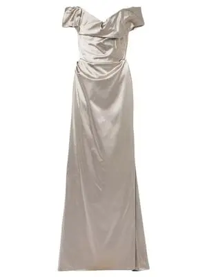 VIVIENNE WESTWOOD Vivienne Westwood Nova Cora Draped Gown Silver