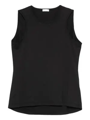 ROBERTO COLLINA Sleeveless Tank Top - Black