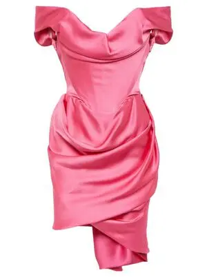 VIVIENNE WESTWOOD Vivienne Westwood Nova Cora Crêpe Satin Mini Dress