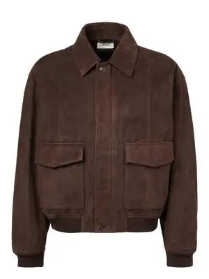 FRAME Frame Flap Pocket Leather Jacket Black