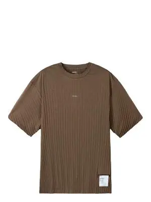 Satisfy Auralite Pleated T-shirt - Brown