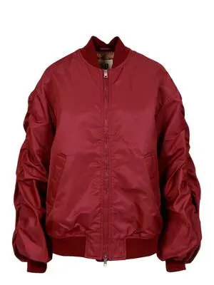 ANIYE BY Long-sleeved Bomber Jacket - Red