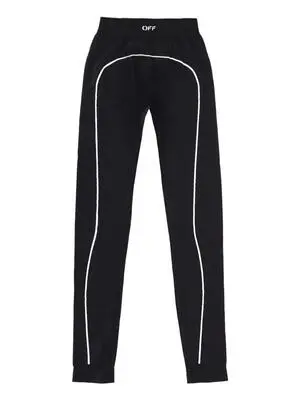 OFF-WHITE Off-White Logo Trim Slim Fit Pants
