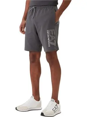EA7 Wide Leg Shorts - Black