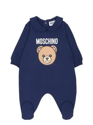 Moschino Teddy Bear Print Bodysuit - Blue
