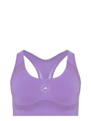 Adidas By Stella McCartney Logo Printed Training Bra - Viofus