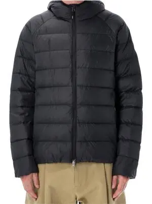 Pyrenex Hooded Down Jacket With Zip Closure - Black