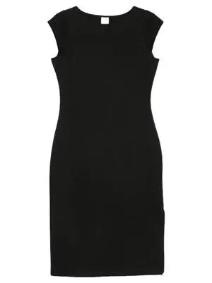 Calvin Klein Cap-sleeve Midi Dress - Black