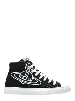 VIVIENNE WESTWOOD Orb Printed Lace-up Sneakers - Black