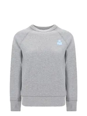 Isabel Marant Étoile Long Sleeve Crewneck Sweatshirt - Gray