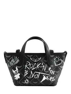 Zadig&Voltaire Graphic Print Tote Bag - Black