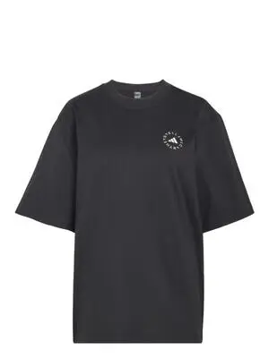 Adidas By Stella McCartney Organic Cotton Logo T-shirt - Black
