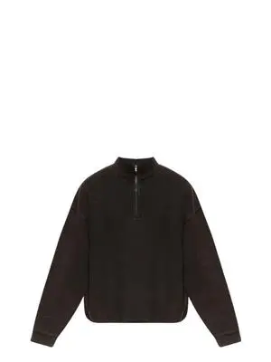 REPRESENT Initial Quarter-zip Sweatshirt - Brown