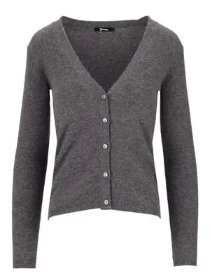 Lela Rose Long Sleeve Knitted Cardigan - Black
