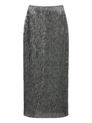 Erdem Sequined High-rise Pencil Skirt - Black