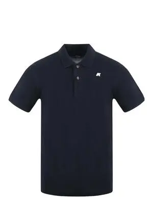 K-WAY Logo Patch Short-sleeved Polo Shirt - Black