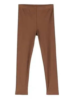 DOUUOD Satin Leggings - Brown