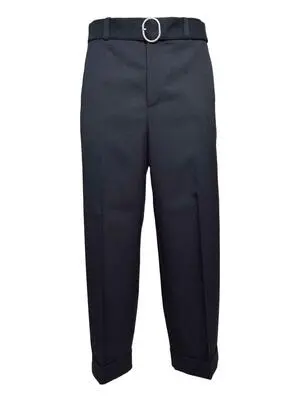 JIL SANDER Jil Sander Straight-Leg Pleated Trousers With Buckle Fastening