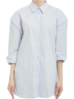 THE FRANKIE SHOP Striped Shirt - Blue